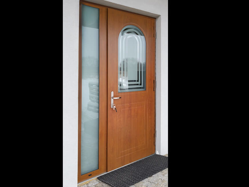 Custom built aluminium front doors. Ultimate insulation & performance.